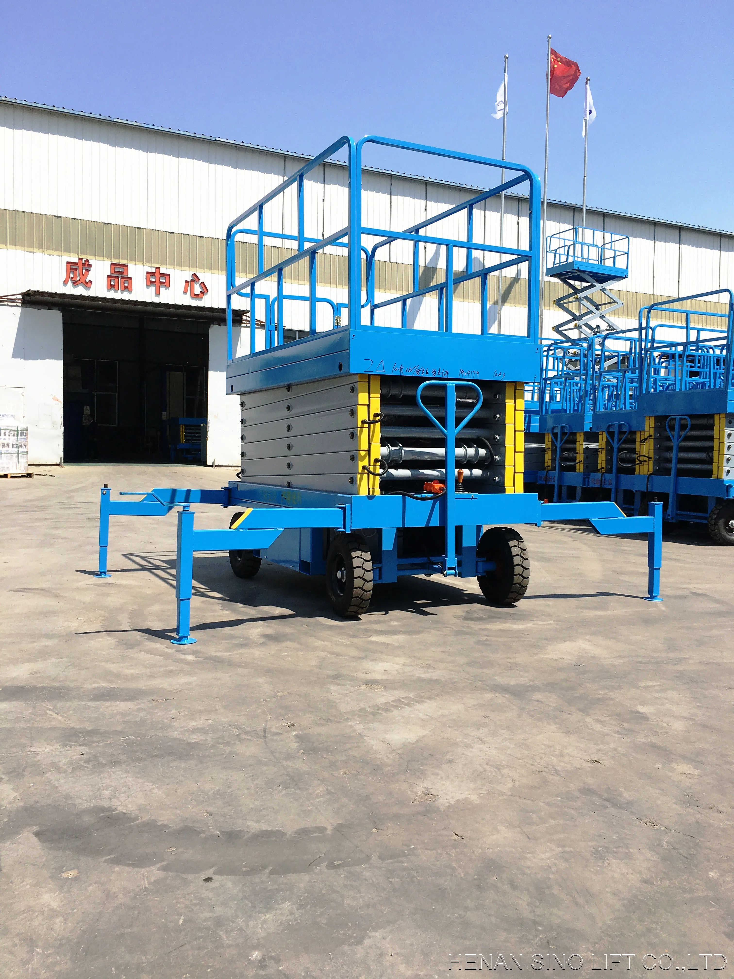 Hydraulic Vertical Electric Scaffolding 15 M 20m Arial Work Platform ...