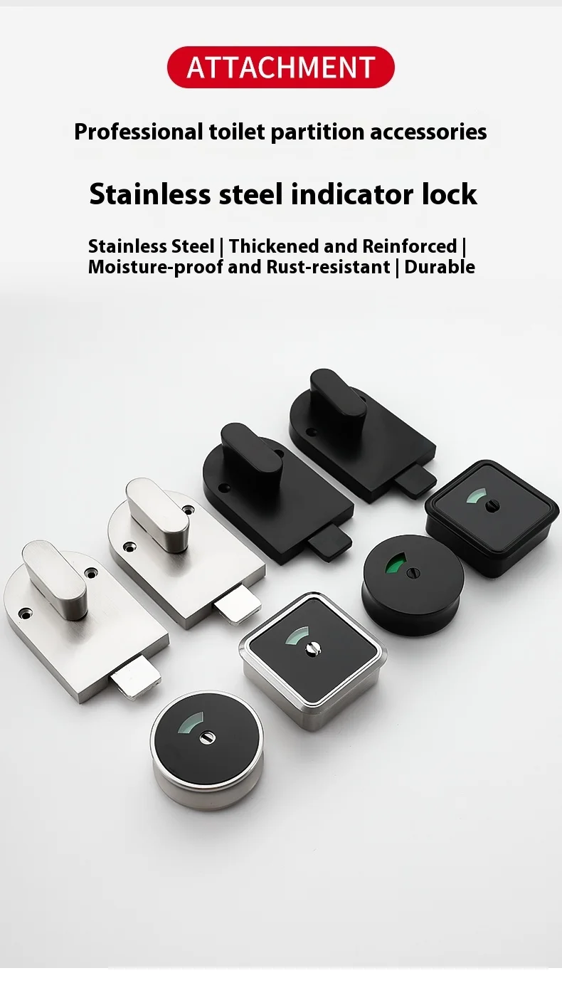 Commercial-Grade Toilet Partition Door Lock with Heavy-Duty Design for ...