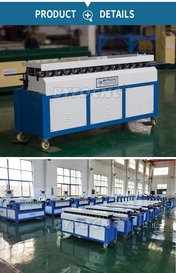 Galvanized Sheet Metal Flange Machine Duct Tdf Flange Forming Machine ...