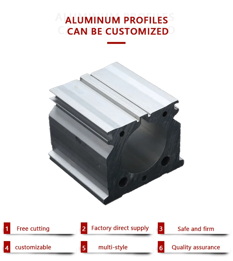 T Slot Aluminum Profiles Customizable Champagne Color Extrusion Profile ...