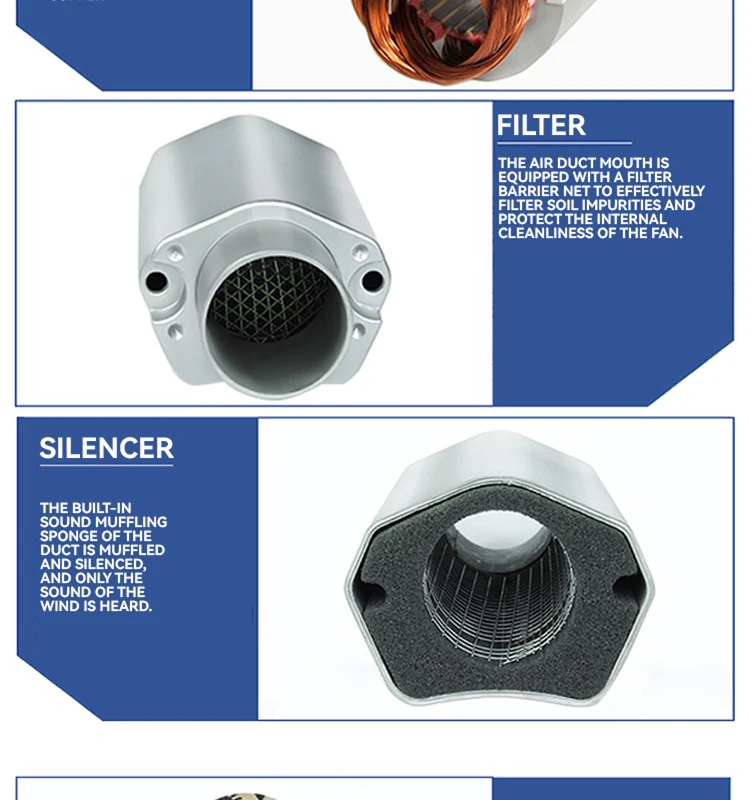 High Pressure Portable Mini Centrifugal Air Blower Pump