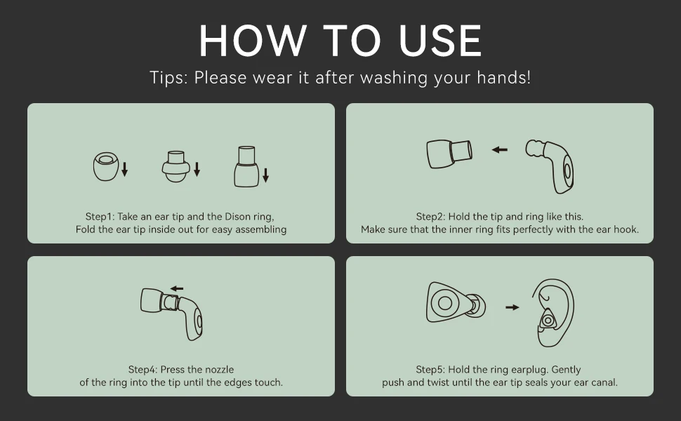 Noise Reduction Sleep Earplugs - Reusable & Comfortable