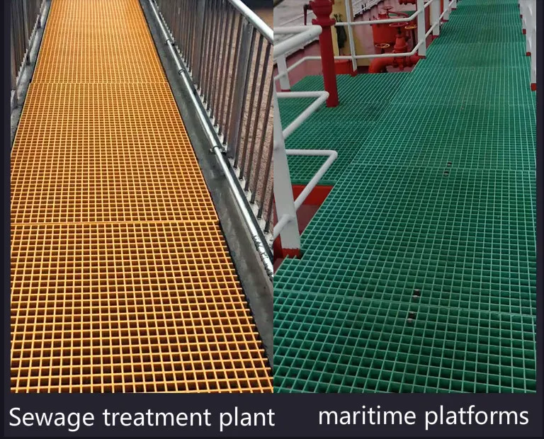 Durable Swimming Pool Gutter Grating - High Strength FRP