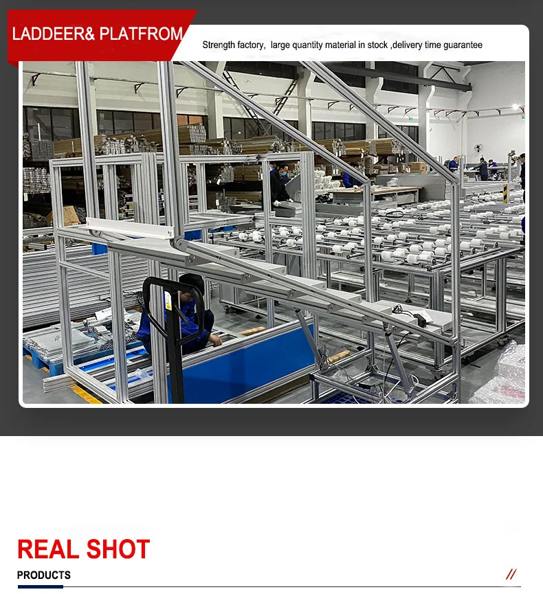 Multi-layers Heavy Duty Aluminium Profile Storage Rack