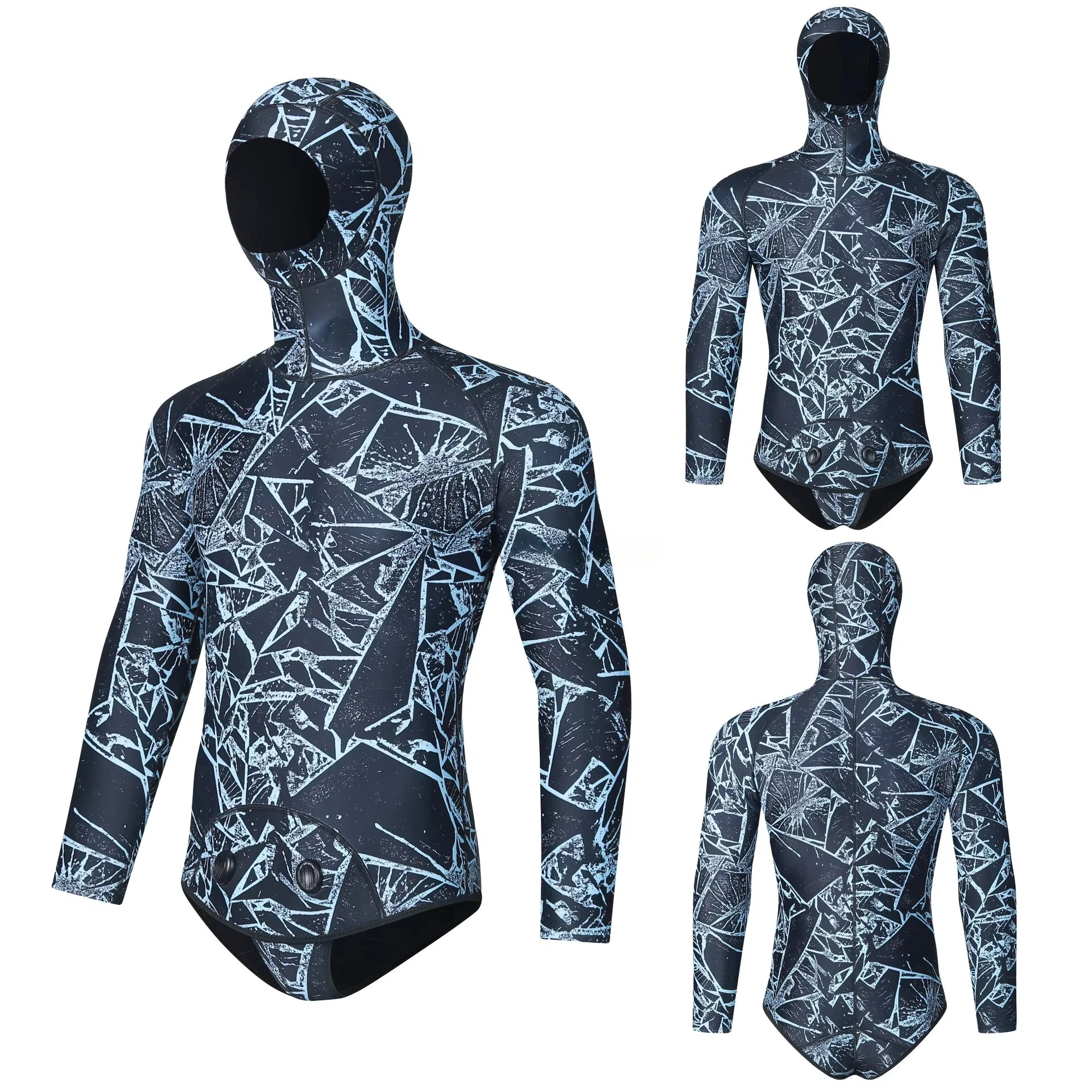 3MM Thickness Neoprene Thermal Split Diving Suit Diving Scuba ...