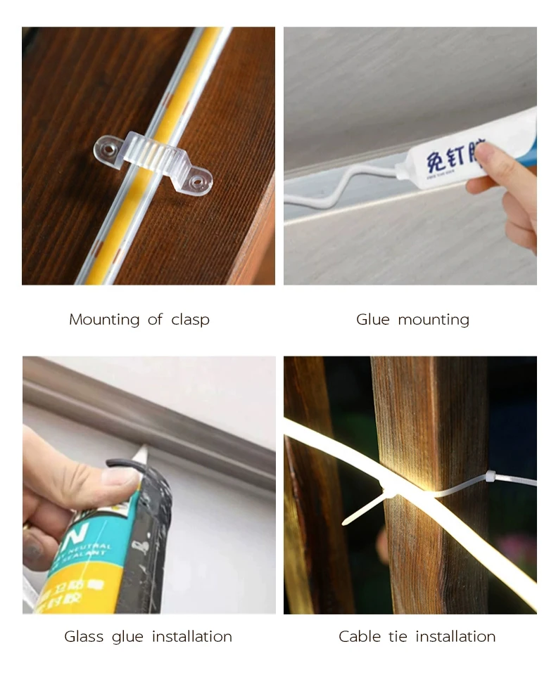 Solar Linear Lamp Waterproof 2835 Outdoor Garden Lighting