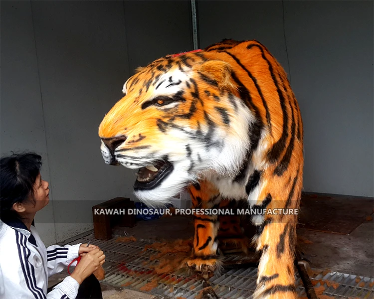 Handmade Animatronic Tiger - Custom Model for Zoo Park