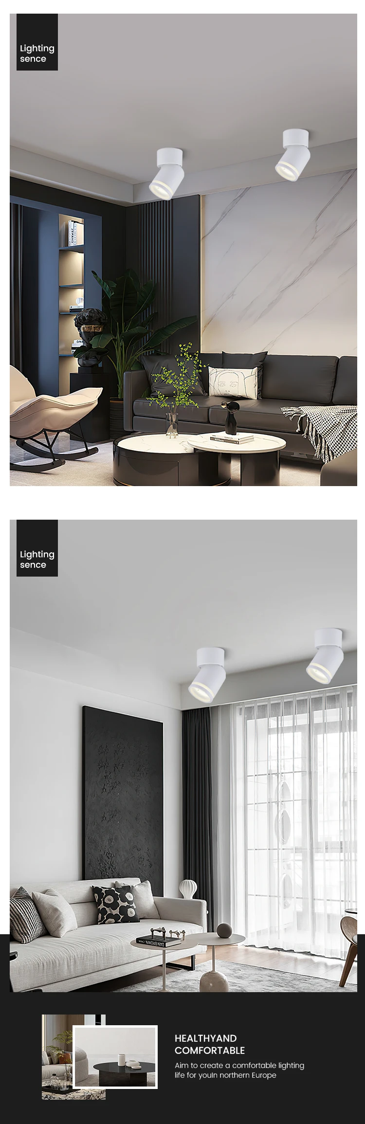 Adjustable Surface Mounted Adjustable Angle Led Downlight in Commercial ...