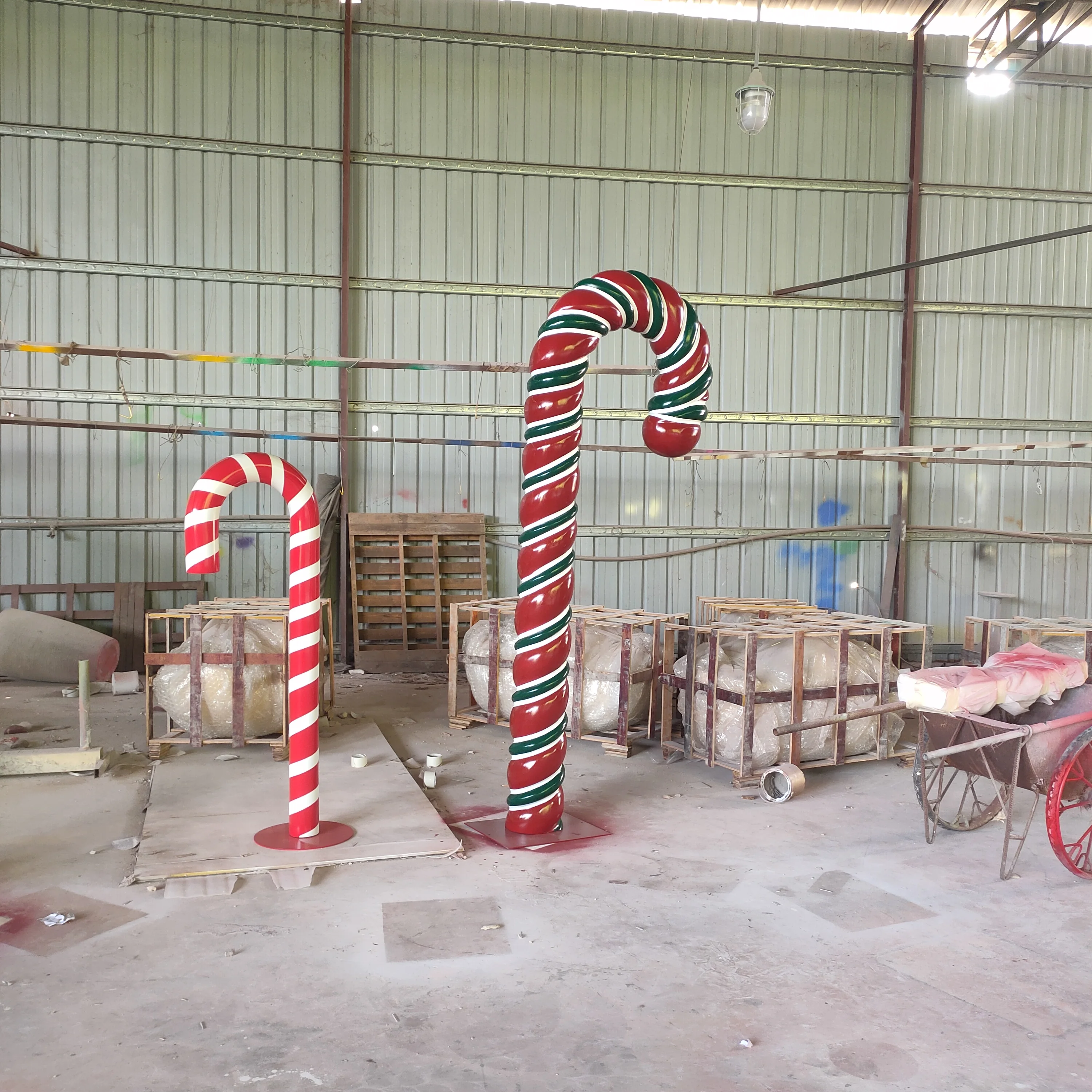 Fiberglass Giant LED Lighted Outdoor Christmas Decorations