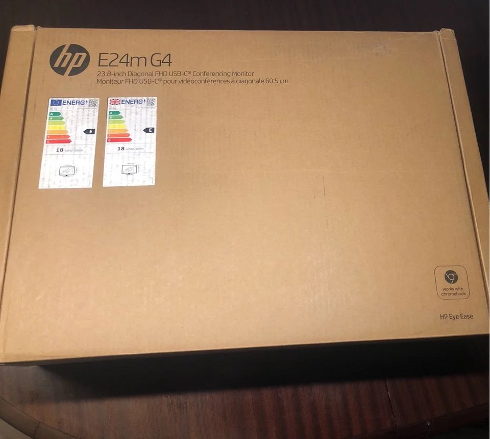 For HP E24m G4 FHD USB-C Conferencing Monitor W/ Built-In Webcam ...