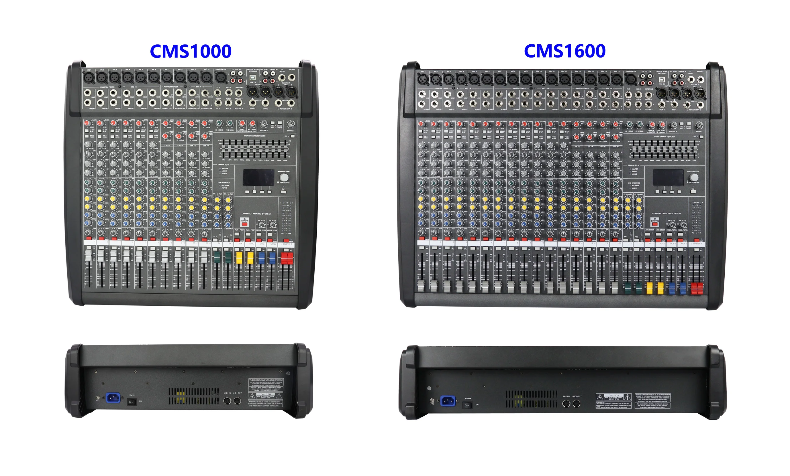 Digital Audio Mixer CMS 1600-3 - DJ Mixing Console for Perfect Sound in ...