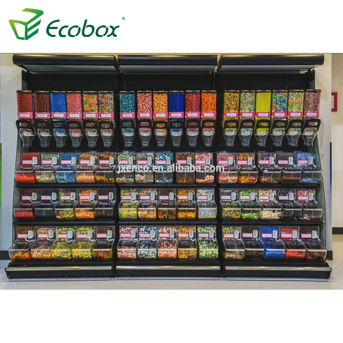 ECOBOX Gravity Feed Dispenser - Efficient Grains & Nuts Dispensing