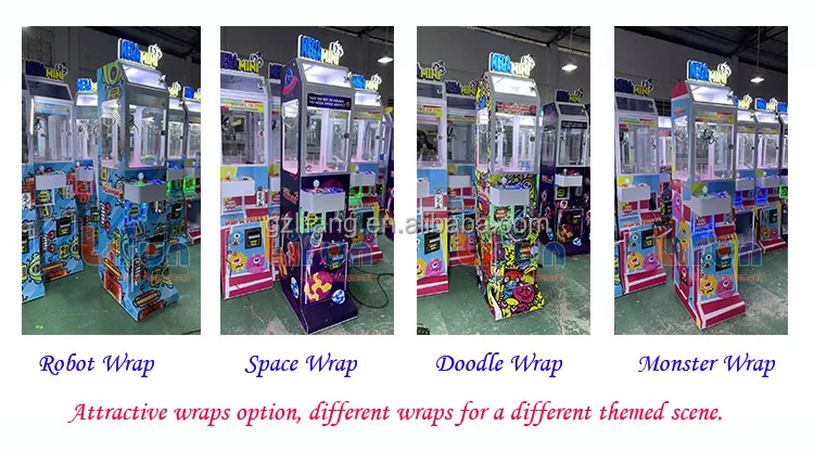 Lifun Customized Small Mini Mega Rent Claw Machine Toy Prize Vending ...