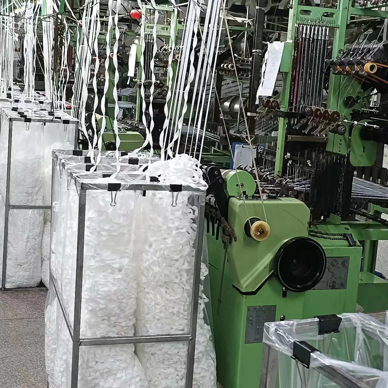 10 mm Garment Nylon Shiny Fold Over Elastic Webbing Band Fabric Bias ...