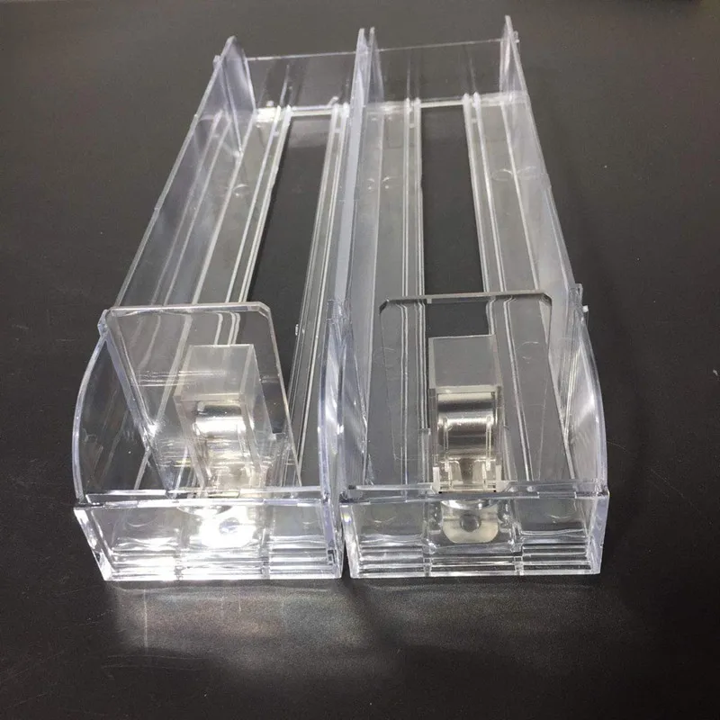 8 Compartment Divider Bin Cosmetic Tray With Pushers 8 Slots Per Tray ...