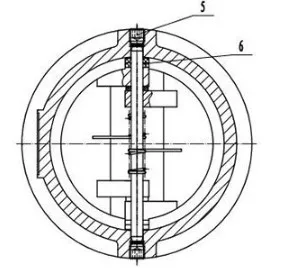 Grey Iron Dh77x-10/10q/16/16q Wafer Butterfly Check Valve - Buy Automatic Grey Iron Dh77x-10/10q ...