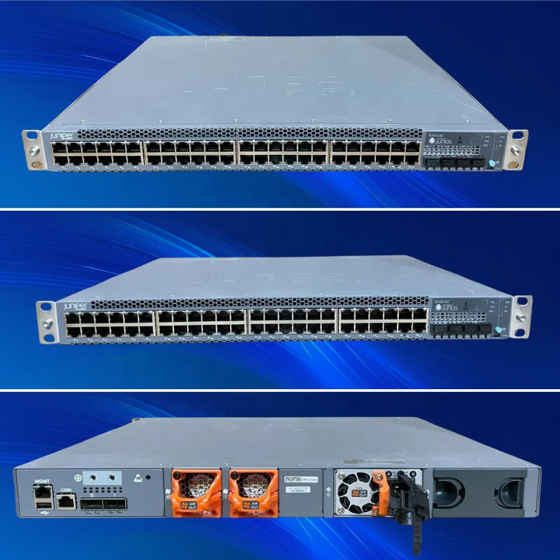 Juniper Ex3400-48t-afi 48-port Gigabit 4x 1/10gbe Sfp/sfp+ 2x 40gbe ...