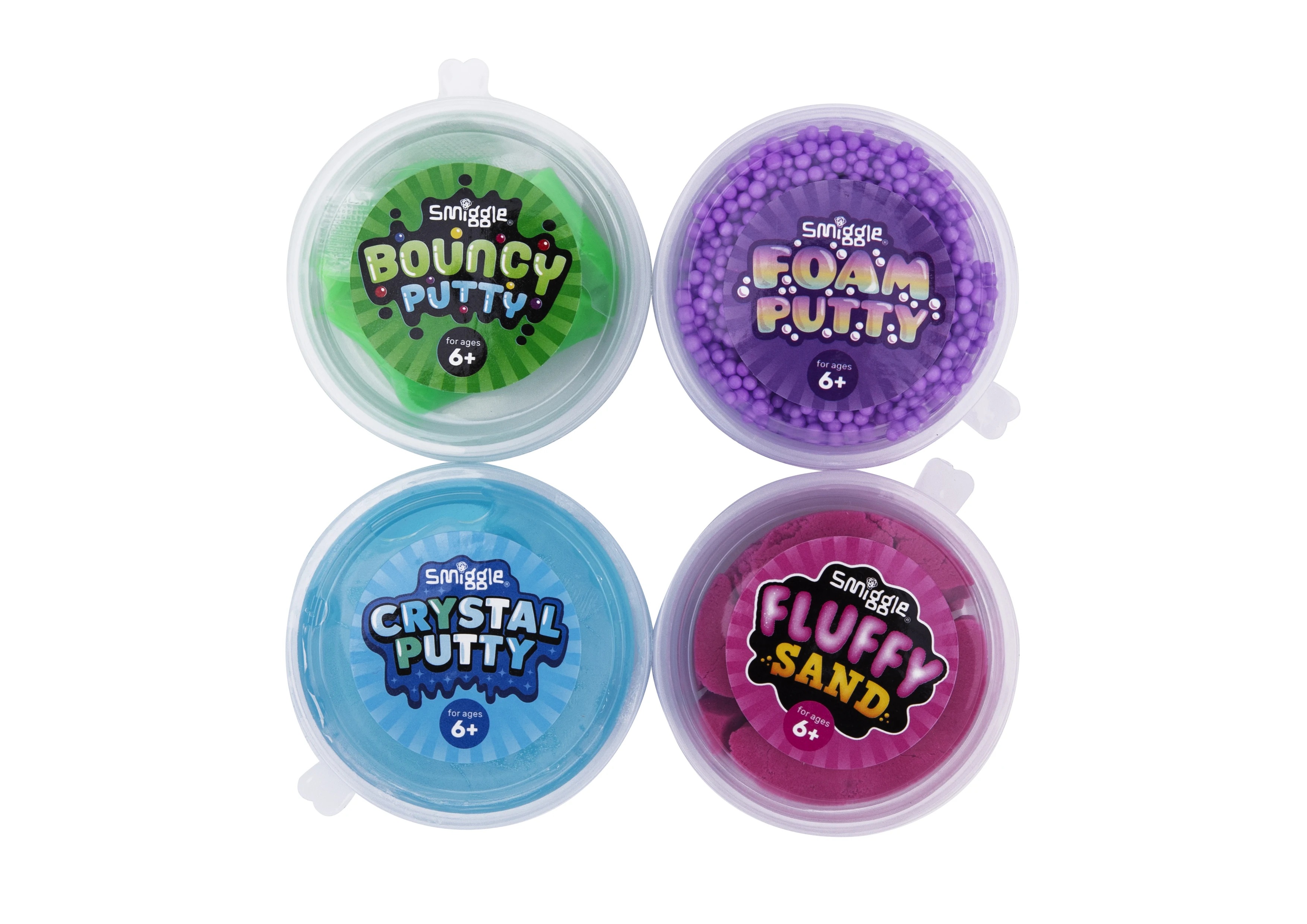 Putty Party - Play Dough Bouncy Putty Clay Slime 4 in 1