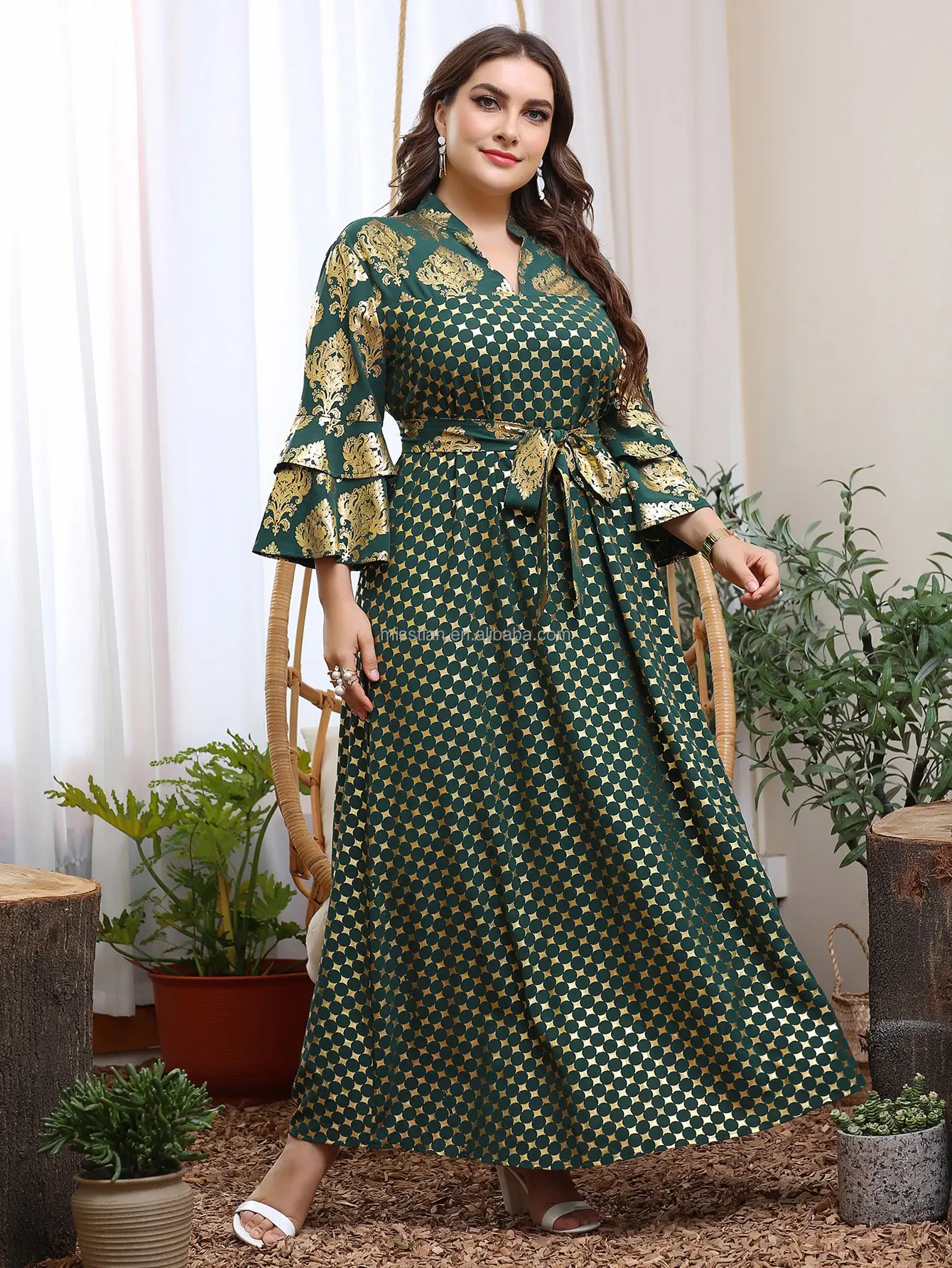 Toleen Women Plus Size Large Maxi Dress 2022 Summer Luxury Chic Elegant