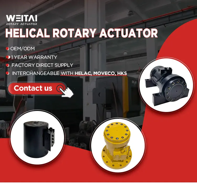 Factory Direct Supply L10 Series Helical Hydraulic Rotary Actuator Oem ...