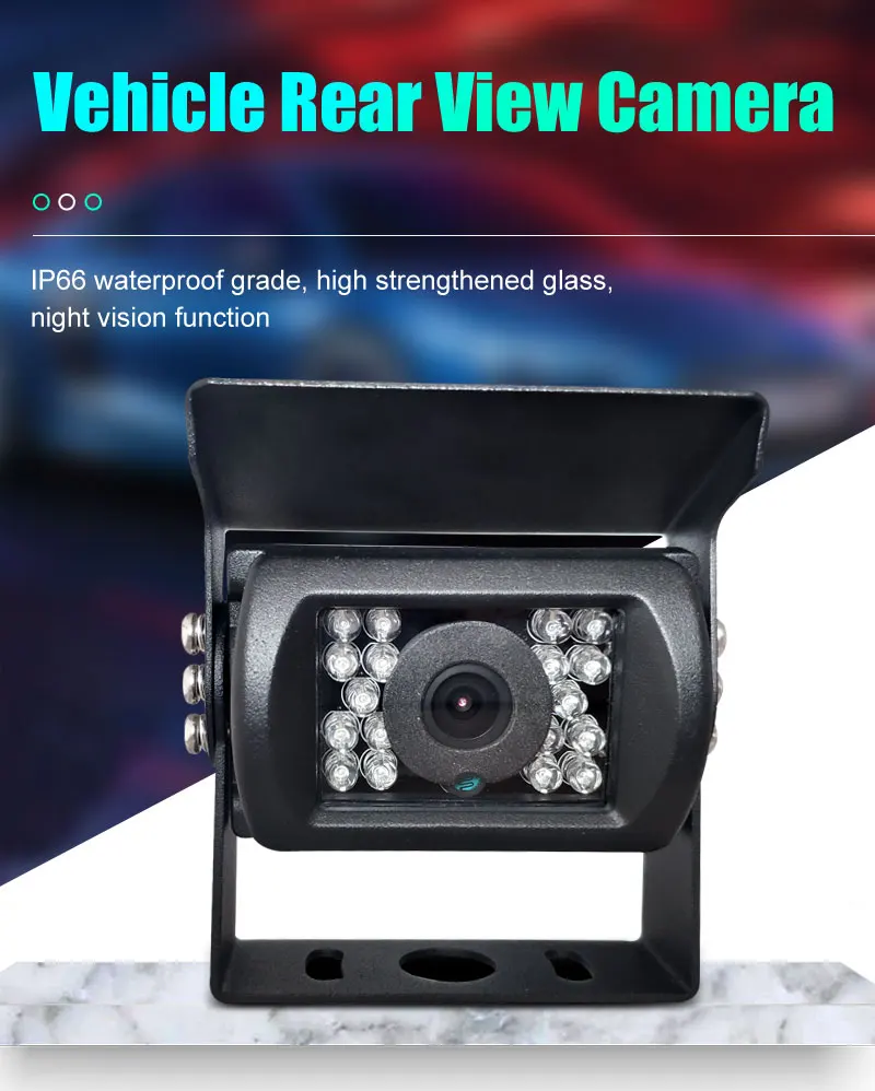 Waterproof / Weatherproof Analog Cctv Camera Rear Vehicle Cctv Camera ...