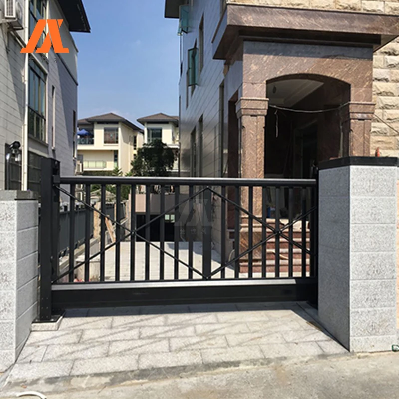 China Heavy Duty Aluminium Rail Cantilevered Sliding Gates System ...