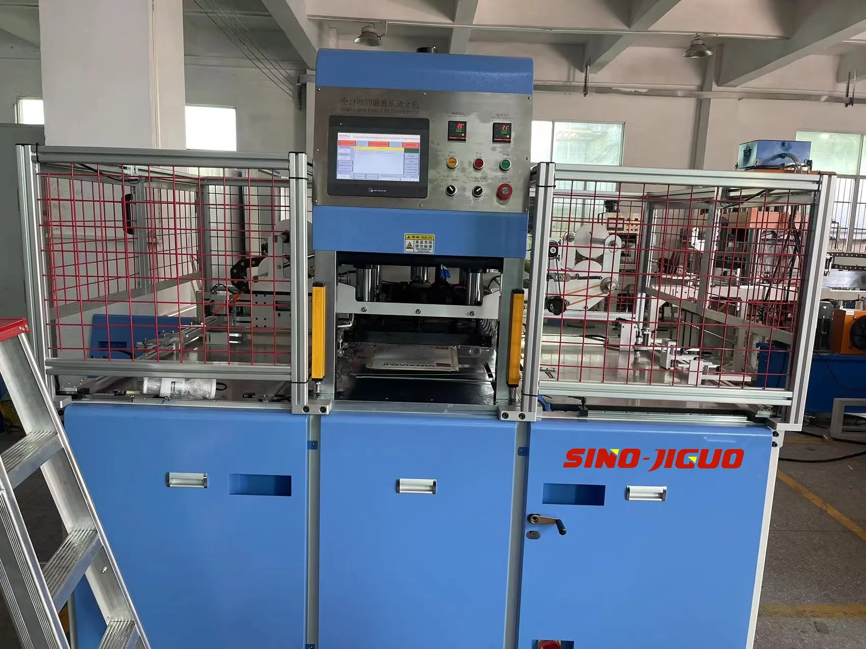 A4 Size Plc Control Hydraulic Automatic Round Hot Foil Stamping Machine ...