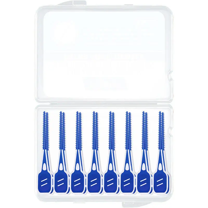 2 in 1 Soft Sticks - Deep Clean Interdental Brush Dental Floss Picks