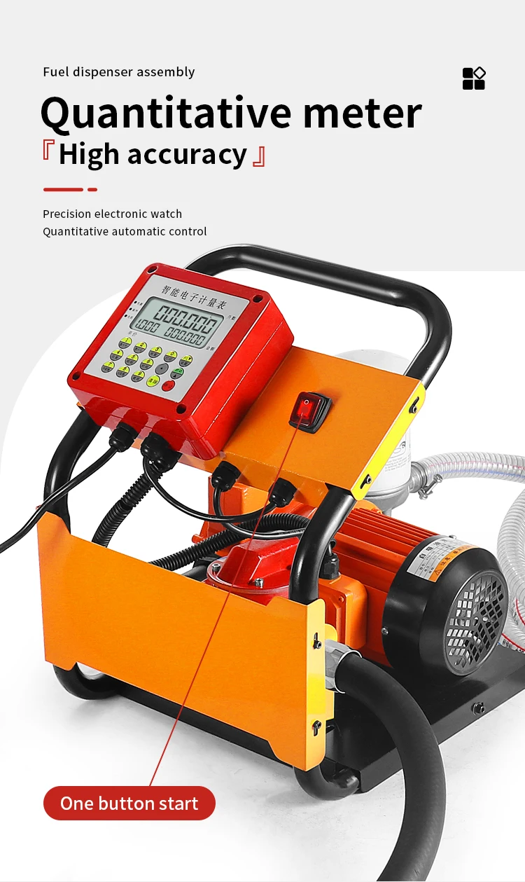 Cavitt Electric Portable Diesel Fuel Pump Set - High Pressure