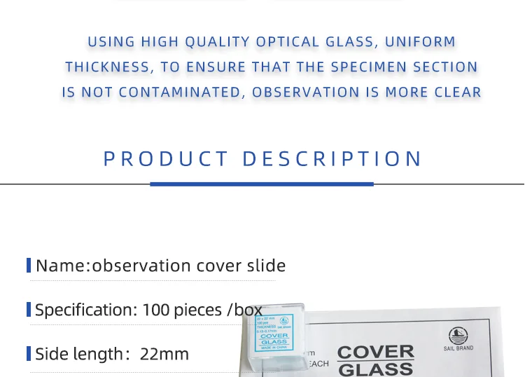 Microscope Cover Glass - Essential Lab Supply for Medical Training