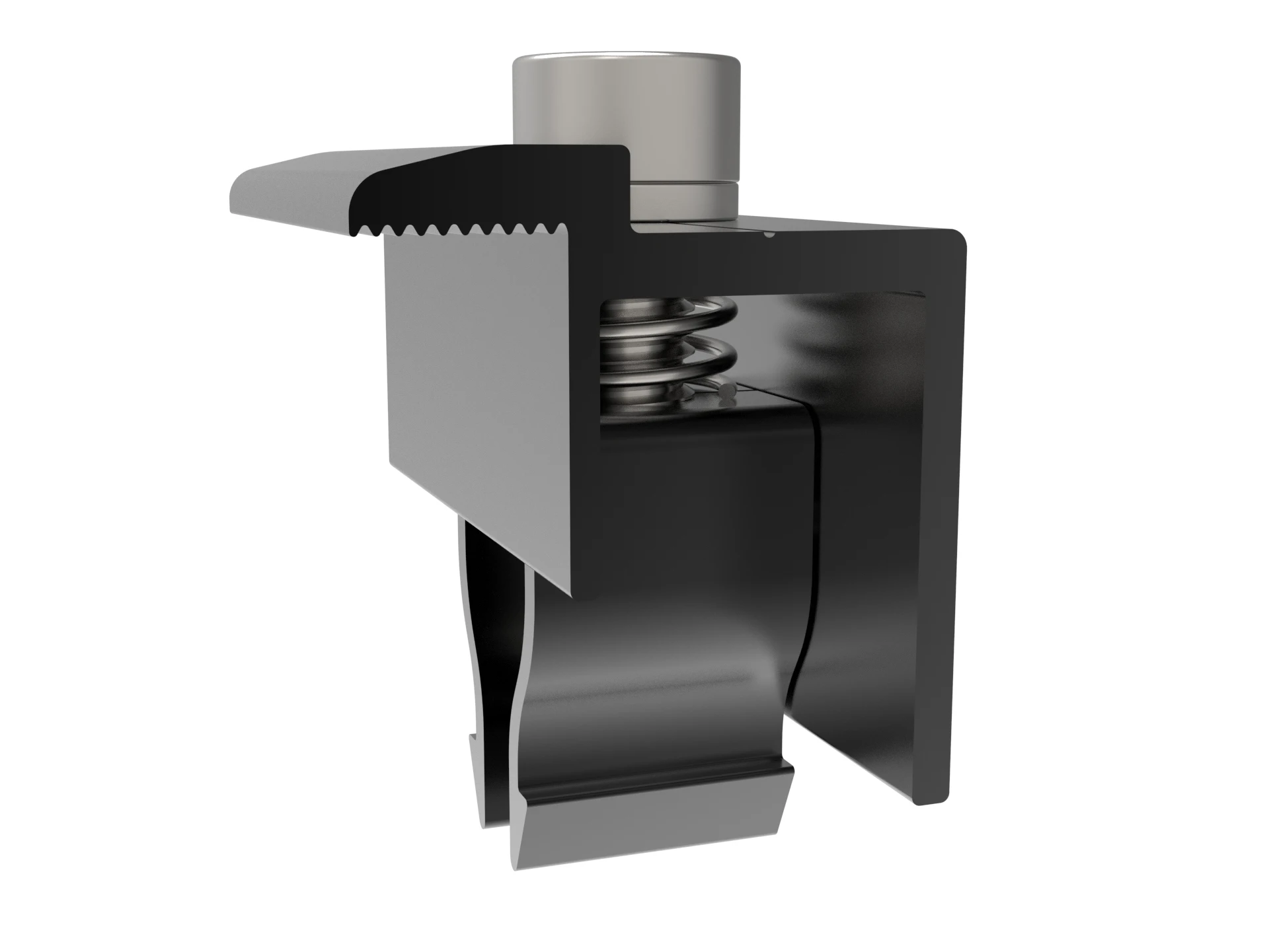 Quick Mount Universal Solar Pv Mid Clamp For 40x40 Rail Profiles - Buy ...