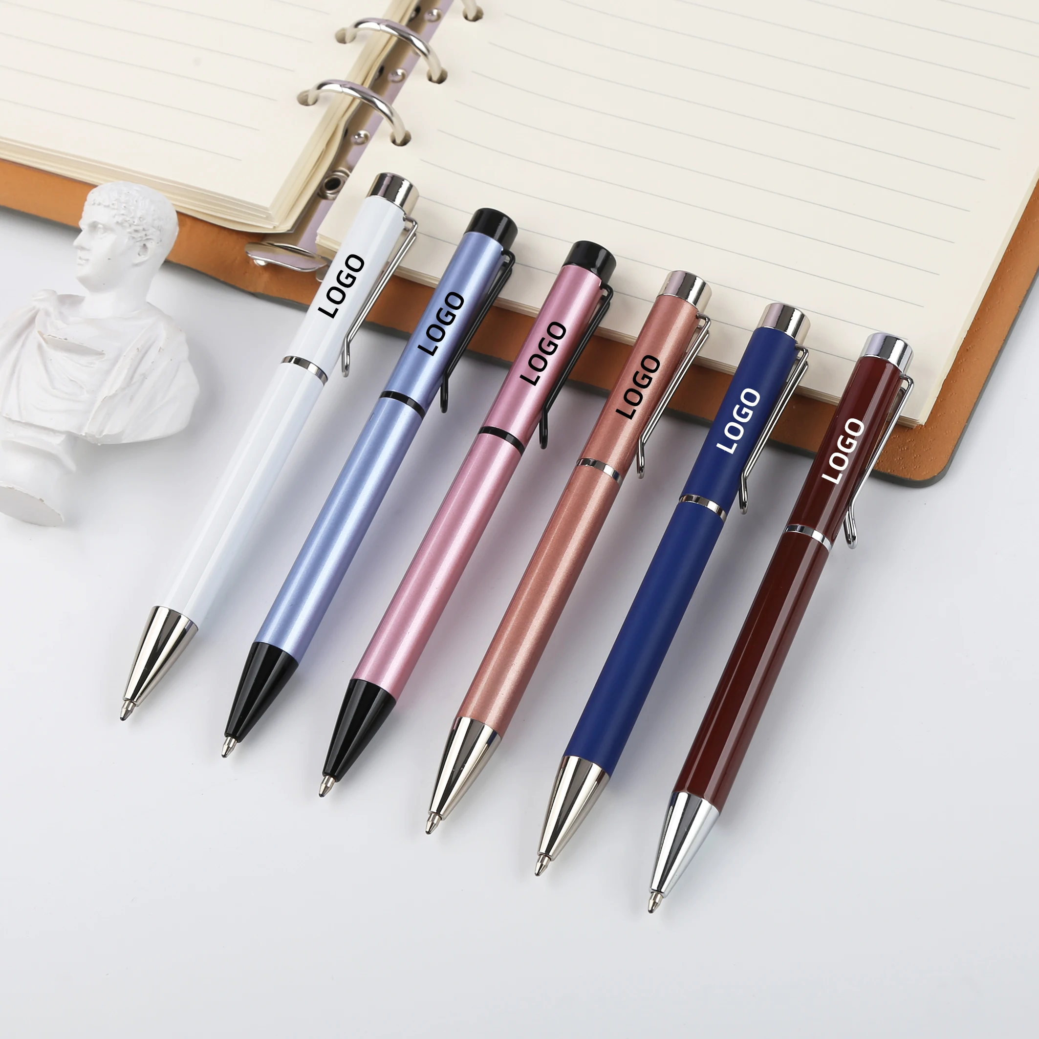 Ttx Cheap Promotional Hotel Custom Logo Metal Clip Mechanical Ink Gel ...