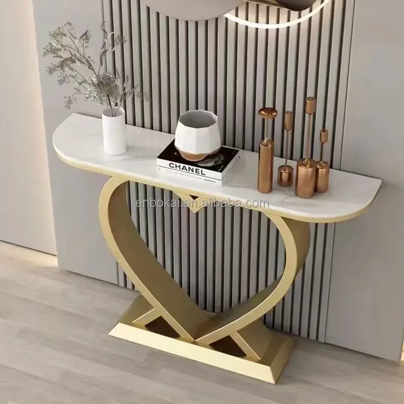 Modern Luxury Stainless Steel Console Table New Design For Home Or ...