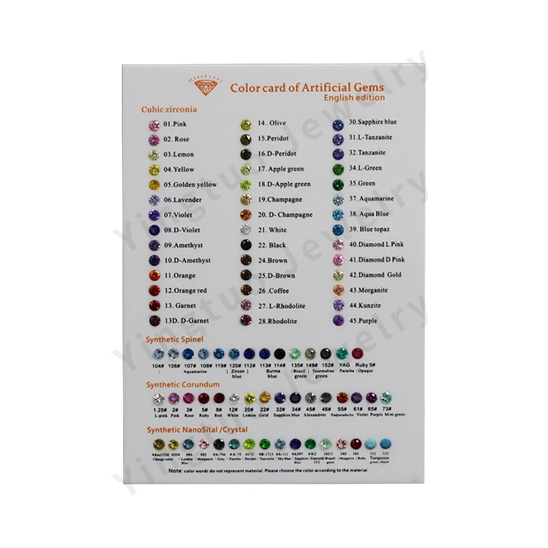 Factory Synthetic Machine Cut Nano/Spinel/Ruby Stones Cubic Zirconia ...