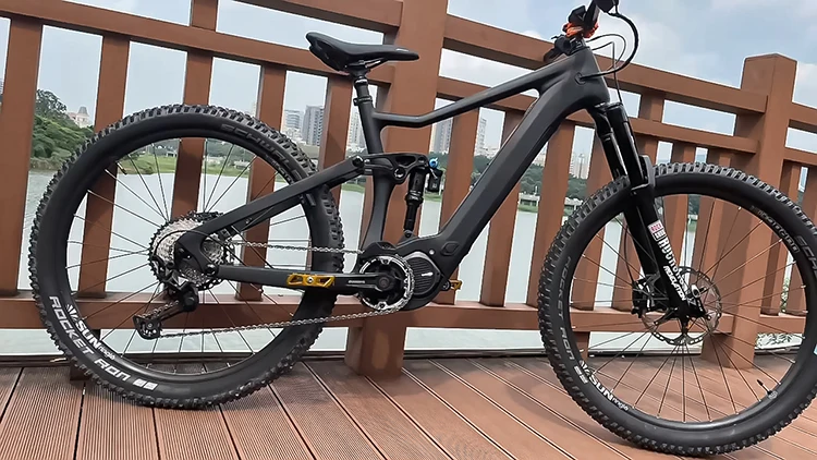 Light Carbon Fiber Emtb Enduro E Bike Mid Drive Bafang M600 Full ...