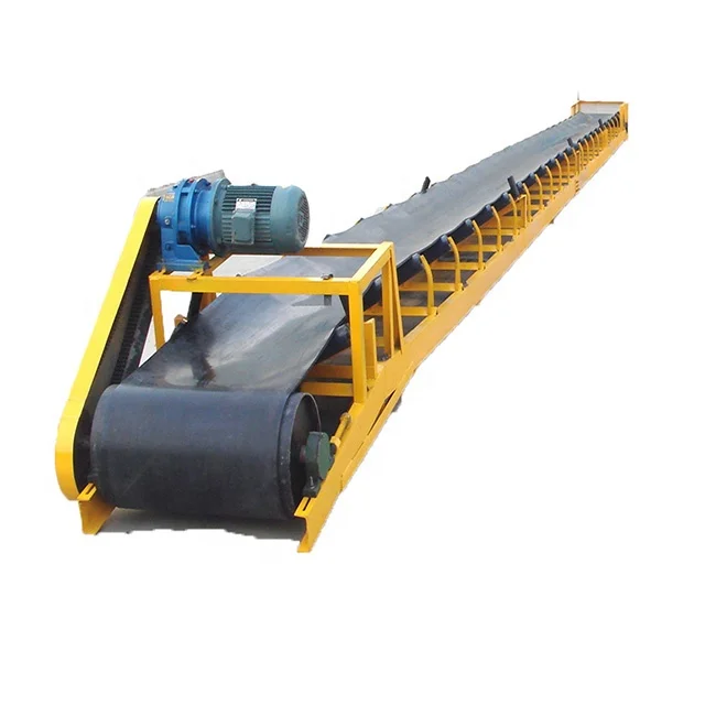 Conveyor With Ramp Telescopic Belt Conveyor for Truck Loading and ...