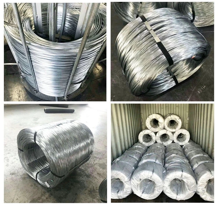 Hot Dipped/electric Galvanized Mild Steel Binding Wire 10 12 14 18 20 ...