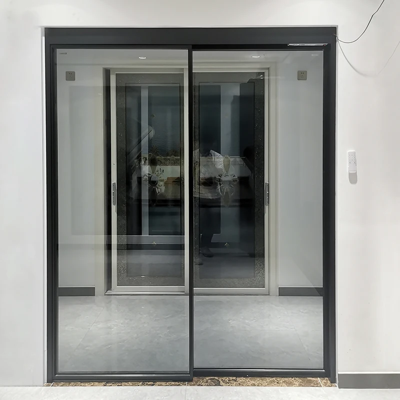 Frameless Glass Sliding Door - Smart Sensor Automatic System