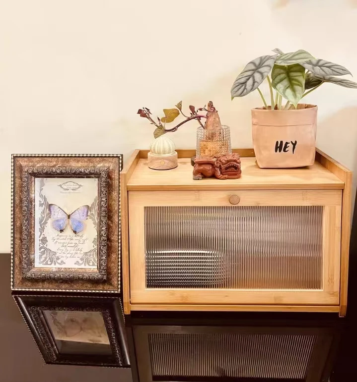 Bamboo Kitchen Bread Box - Bread Storage For Homemade Bread | Bread ...