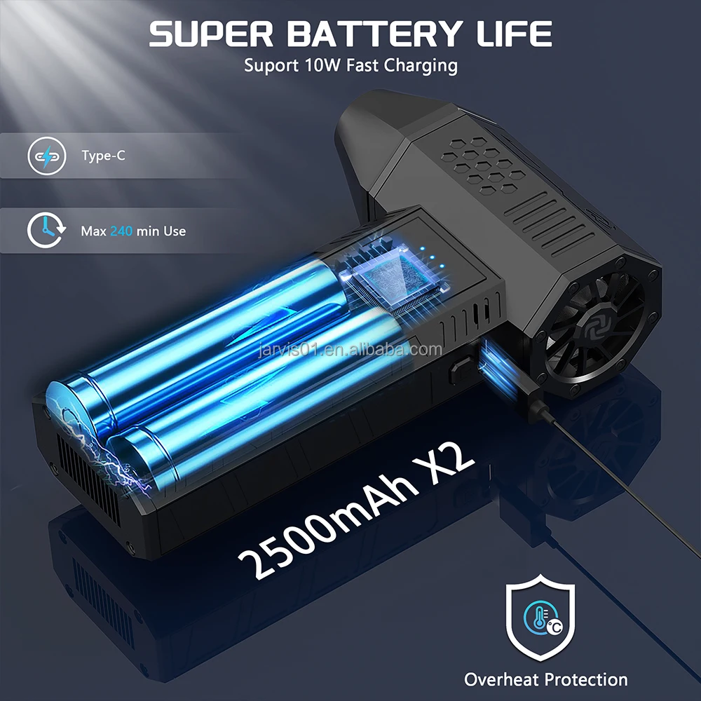 Jarvis SDFM X301X3 Mini MAX Duster + AC-27 Blower for Auto Detailing
