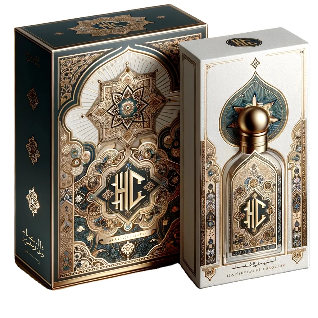 luxury arabic perfume packing box with box perfume for man original set ...
