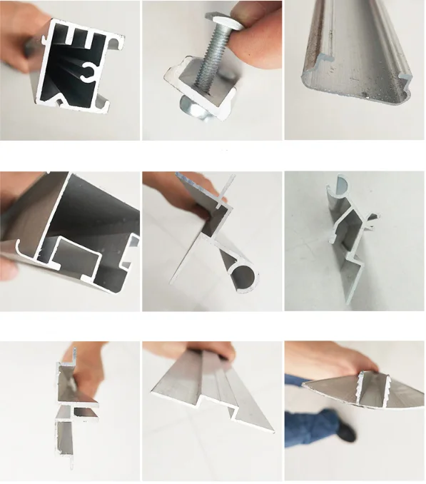 6m Customized Extruded Black Anodizing Industrial Aluminium Frame - Buy ...