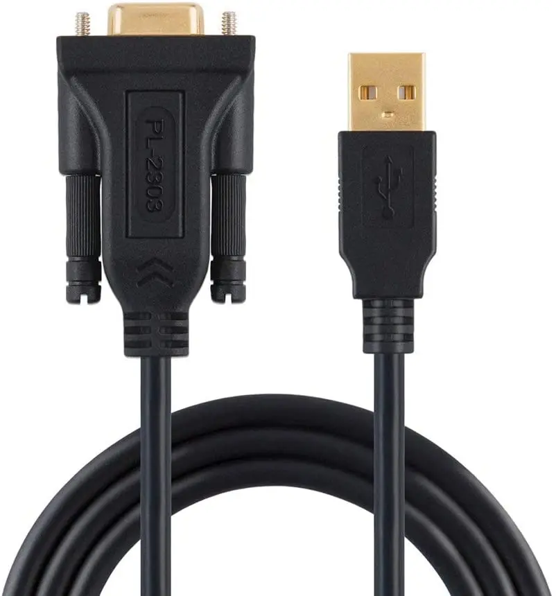 Rs232 Dp9 Pin To Type C Serial Adapter Cable For Printer Laptop No ...