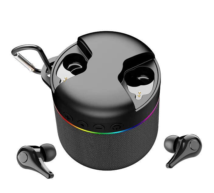 Bass Speakers Hifi 2 in 1 Portable Speaker Earbuds Tws Surround ...