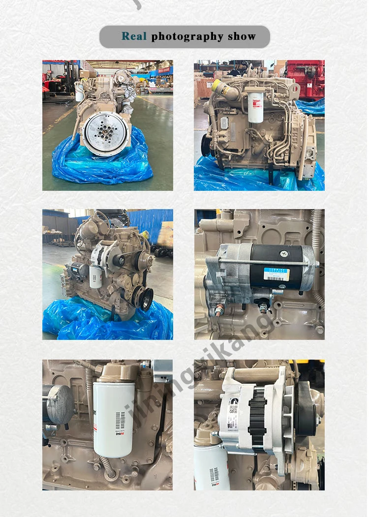 Qsb4.5 Cummins Engine With Four Cylinders And One Cover Electric ...