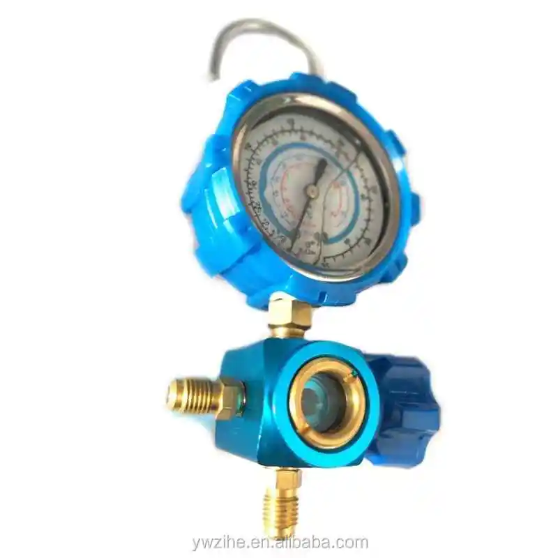 R410a R22 R134a Refrigerant High/low Pressure Gauge 1/4 Auto Car Air ...