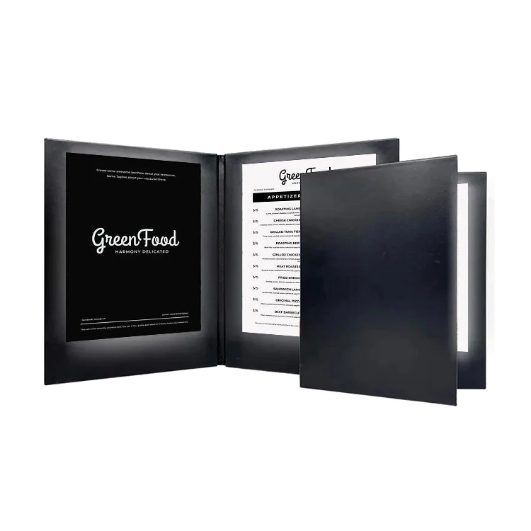 LED Menu Display Cards - Enhance Your Restaurant Ambiance