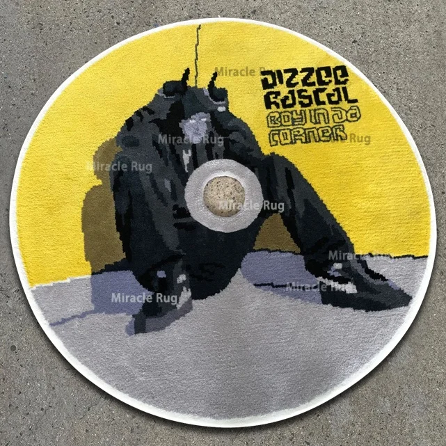 Custom Rug Modern Cd Pattern Hand Tufted 3d Customized Cd Rugs With ...