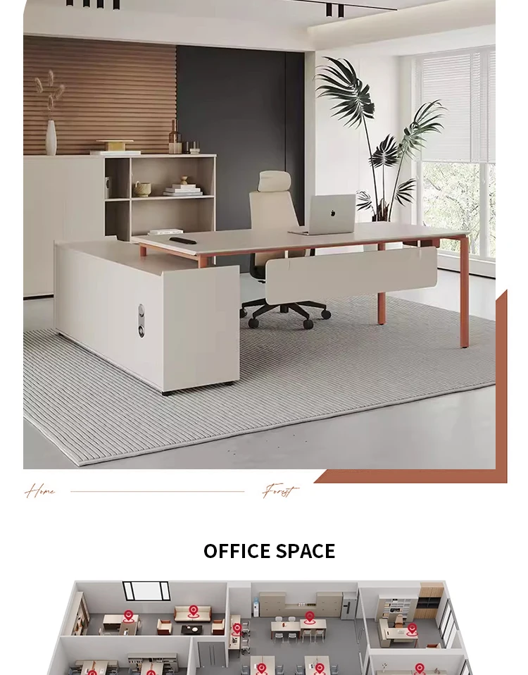 Customizable Simple Design Office Executive Desk,Durable L Shape ...
