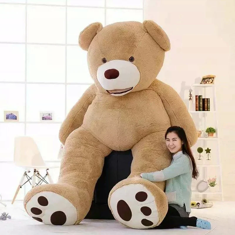 Giant Plush Animal Teddy Bear Fluffy Toy Customized American Teddy Bear ...